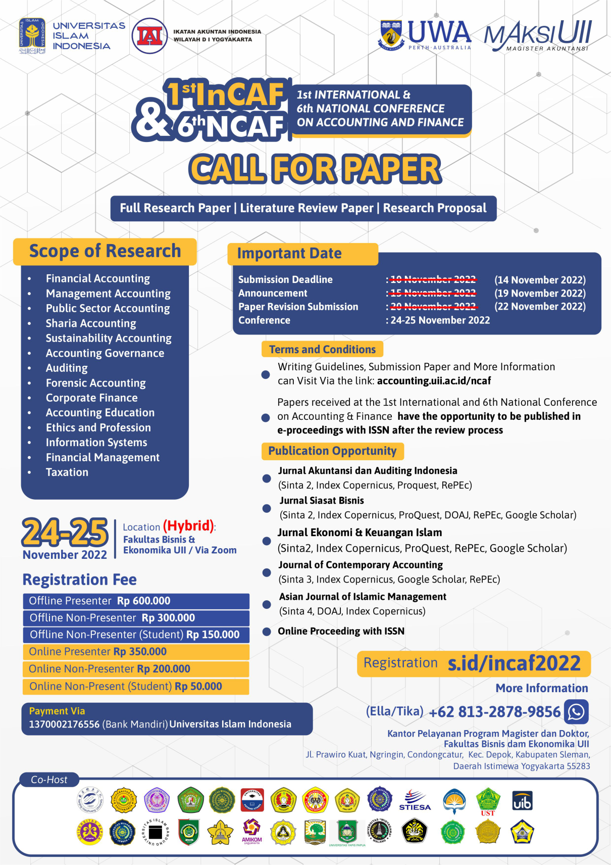 4thINCAF-9thNCAF - Akuntansi UII